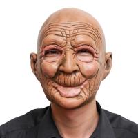 China Realistic Old Man Halloween Mask Adult Size 100% Natural Latex Handmade for sale