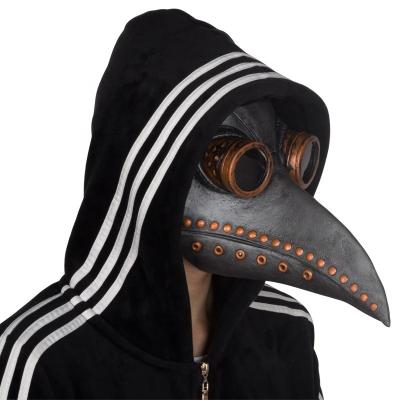 China Plague Doctor Latex Mask Handmade Punk Cosplay Halloween One Size 0.3kg for sale