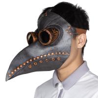 China Plague Doctor Latex Mask Handmade Punk Cosplay Halloween One Size 0.3kg for sale
