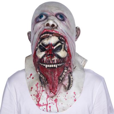 China Scary Blurp Charlie Mask Latex Halloween Full Head Monster Mask Adult Size EN71 for sale