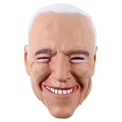 China Smiling Joe Biden Latex Rubber Mask American President Adult Size Halloween Costume for sale