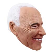 China Smiling Joe Biden Latex Rubber Mask American President Adult Size Halloween Costume for sale