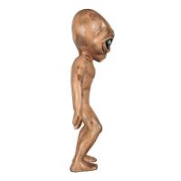 China Realistic Rubber Latex Alien Baby Prop Creepy Decorations Black Eyes Full Head Mask for sale