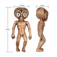 China 10 Inch Alien Halloween Haunted House Props With White Eyes for sale