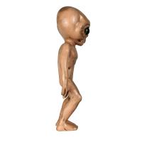 China 25cm Height Creepy Latex Alien Prop Life Like Green Eyes Halloween Decoration for sale