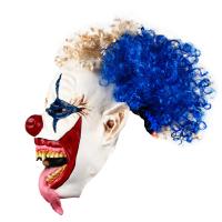 China Natural Latex Clown Costume Mask Custom Size for Halloween Party Adult for sale