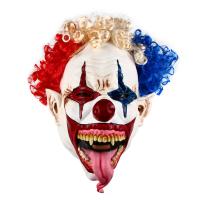 China Natural Latex Clown Costume Mask Custom Size for Halloween Party Adult for sale