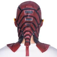 China The Flash Barry Allen Movie Costume Mask Superhero Cosplay Helmet Adult Size Natural Latex for sale