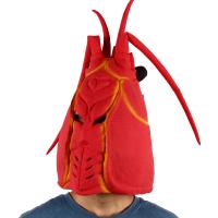 China Lobster Animal Latex Mask Halloween Costume Adult Size 100% Natural Rubber for sale