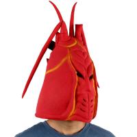 China Lobster Animal Latex Mask Halloween Costume Adult Size 100% Natural Rubber for sale