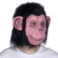 China Eco Friendly Rubber Latex Gorilla Ape Mask Adult Size 22x35cm OEM ODM for sale