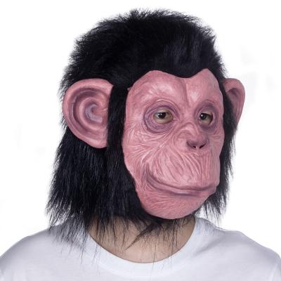 China Eco Friendly Rubber Latex Gorilla Ape Mask Adult Size 22x35cm OEM ODM for sale