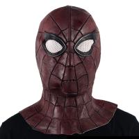 China Customized Size Spiderman Full Head Mask Highly Simulated Adult Cosplay Latex 100% Natural for sale