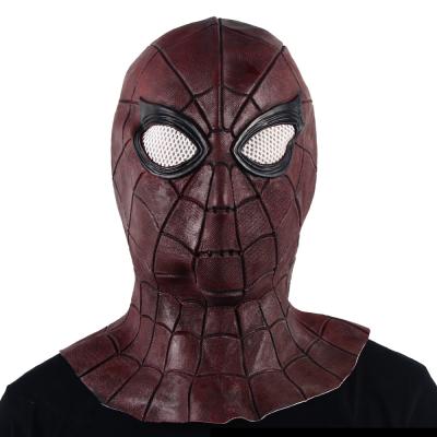 China Customized Size Spiderman Full Head Mask Highly Simulated Adult Cosplay Latex 100% Natural for sale