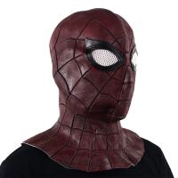 China Customized Size Spiderman Full Head Mask Highly Simulated Adult Cosplay Latex 100% Natural for sale