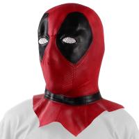China Deadpool Wade Wilson Movie Latex Mask Adult Size Cosplay Halloween Party Costume Prop CE Approved for sale