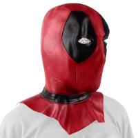China Deadpool Wade Wilson Movie Latex Mask Adult Size Cosplay Halloween Party Costume Prop CE Approved for sale