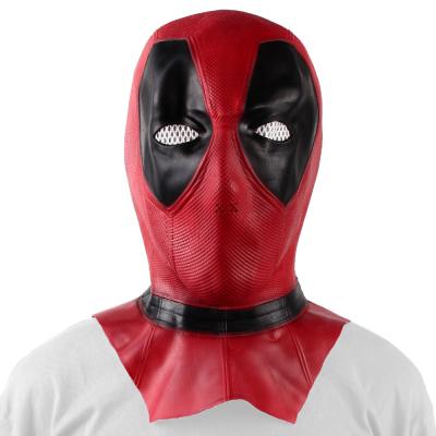 China Deadpool Wade Wilson Movie Latex Mask Adult Size Cosplay Halloween Party Costume Prop CE Approved for sale