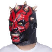 China Darth Maul Movie Costume Mask 100% Natural Latex Full Over Head Adult Size for sale