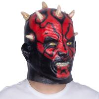 China Darth Maul Movie Costume Mask 100% Natural Latex Full Over Head Adult Size for sale