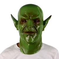 China Professional Grade Foam Latex Demon Mask Realistic Halloween Cosplay Prop Adult Size EN71 Certified for sale