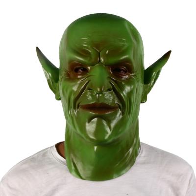 China Professional Grade Foam Latex Demon Mask Realistic Halloween Cosplay Prop Adult Size EN71 Certified for sale