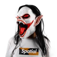 China Realistic Vampire Latex Mask Scary Halloween Costume Rubber Adult Size for sale