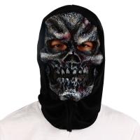 China 28x40cm Funny Scary Demon Head Latex Mask for Halloween Party Adult Size for sale