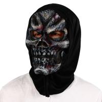 China 28x40cm Funny Scary Demon Head Latex Mask for Halloween Party Adult Size for sale