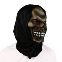 China Zombie Hooded Halloween Scary Mask 100% Natural Rubber Latex Adult Size for Costume Party for sale