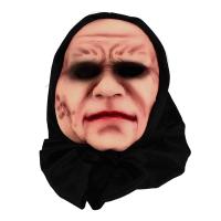 China Full Head Latex Scary Old Nana Mask Halloween Adult Costume 28x40cm for sale