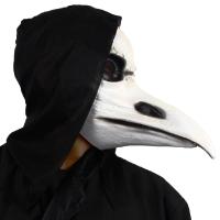 China Plague Doctor Mask Crow Bird Skull Halloween Rubber Latex Adult Size EN71 for sale