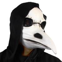 China Plague Doctor Mask Crow Bird Skull Halloween Rubber Latex Adult Size EN71 for sale