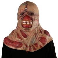 China Customized Latex Resident Evil Head Mask Adult Size Halloween Horror Costume for sale