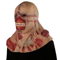 China Customized Latex Resident Evil Head Mask Adult Size Halloween Horror Costume for sale