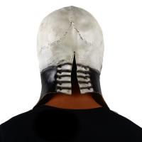 China Realistic Latex Skeleton Overhead Mask with Neck Adult Size Halloween Cosplay for sale