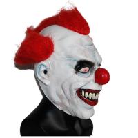 China Realistic Scary Clown Mask Adult Size 100% Natural Latex Halloween Costume for sale