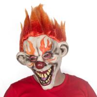 China Wild Smile Clown Costume Masks Full Head Realistic Interesting for sale