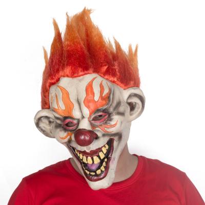 China Wild Smile Clown Costume Masks Full Head Realistic Interesting for sale