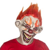 China Wild Smile Clown Costume Masks Full Head Realistic Interesting for sale