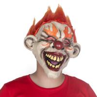 China Wild Smile Clown Costume Masks Full Head Realistic Interesting for sale