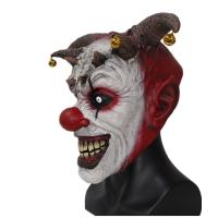 China 100% Natural Latex Jester Clown Mask Creepy Adult Size EN71 Certified for sale