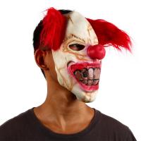 China 100% Natural Latex Clown Mask Adult Size Halloween Carnival Cosplay Prop for sale