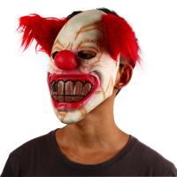 China 100% Natural Latex Clown Mask Adult Size Halloween Carnival Cosplay Prop for sale