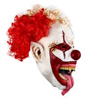 China EN71 Certified Latex Clown Mask Adult Size Highly Simulated Killer Clown Costume Mask for sale