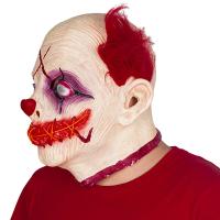 China Realistic Scary Killer Clown Mask Adult Size 100% Natural Latex Halloween Costume for sale
