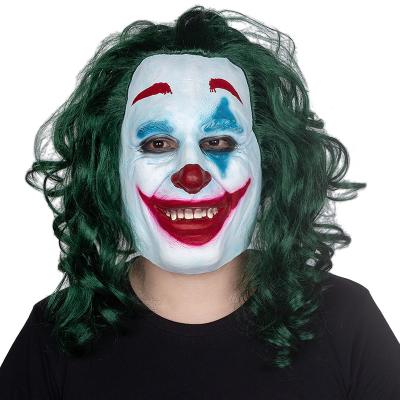 China Full Head Unisex Pennywise Costume Mask IT Killer Clown Latex Mask ROHS Approved Adult Size for sale