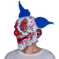China 88x40cm Pennywise Killer Clown Latex Mask Halloween Horror Costume Adult for sale