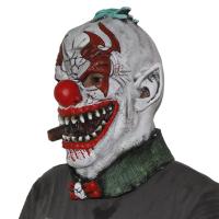 China Pennywise IT Killer Clown Costume Mask Adult Size Natural Latex Halloween Party for sale