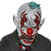 China Pennywise IT Killer Clown Costume Mask Adult Size Natural Latex Halloween Party for sale